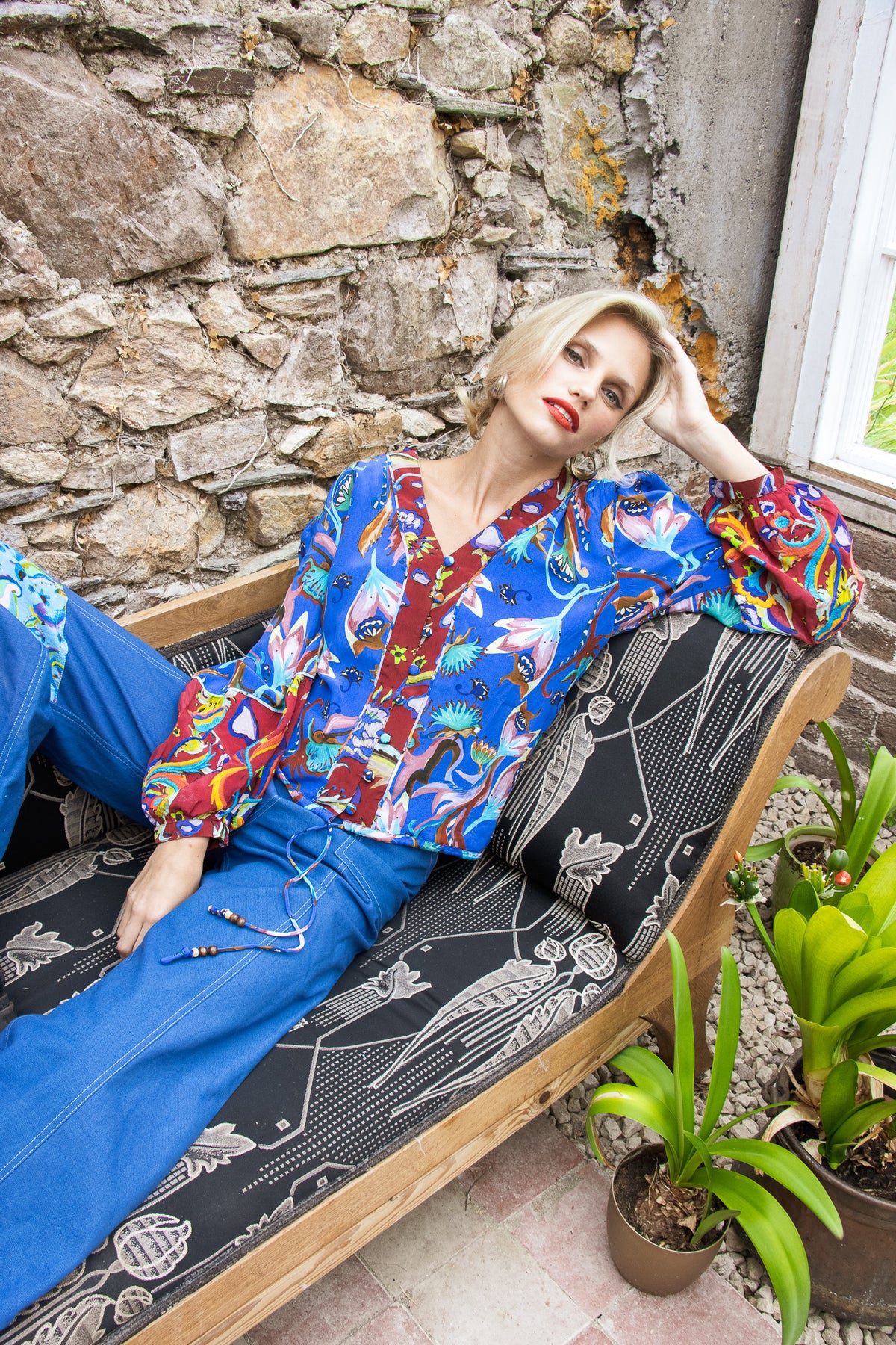 Jen Top (Blue Multi)